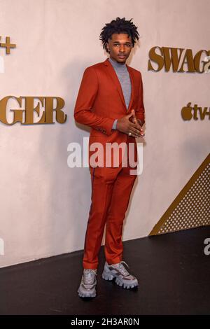 Isaiah Hill attends the "Swagger" New York premiere at the Brooklyn ...