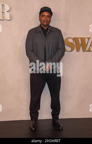 Reggie Rock Blythewood attends the "Swagger" New York premiere at the ...