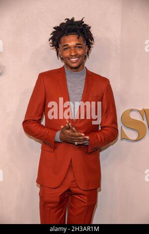 Isaiah Hill attends the "Swagger" New York premiere at the Brooklyn ...