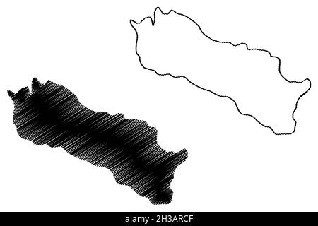 Paschim Bardhaman district (West Bengal State, Republic of India) map ...
