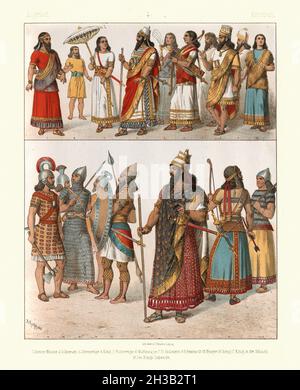 Ancient Assyrian Costume Stock Photo - Alamy