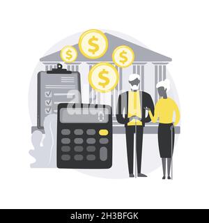 pension scheme abstract concept vector illustration Stock Vector Image ...