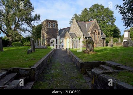 The disused Gogar Kirk, Edinburgh, Scotland. now a cabinet makers ...