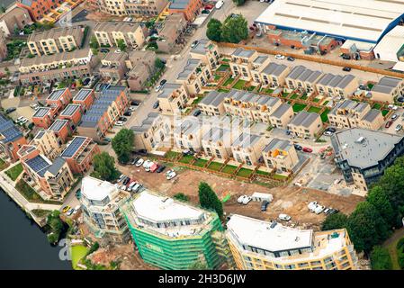 Aerial image of the Trent Basin Development, Nottingham Nottinghamshire ...