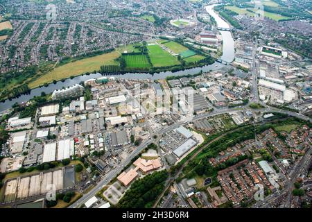 Aerial image of the Colwick Loop Road, Nottingham Nottinghamshire ...
