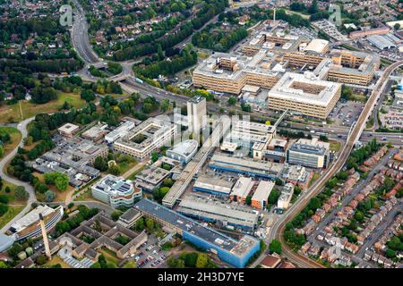 Aerial image of the Dunkirk Island in Nottingham, Nottinghamshire ...
