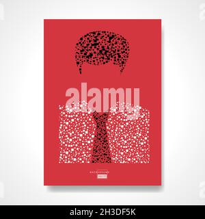 Generation Z poster template layout. Modern age group lifestyle ...