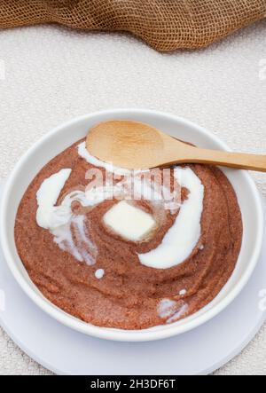 Traditional south African sorghum porridge Stock Photo - Alamy