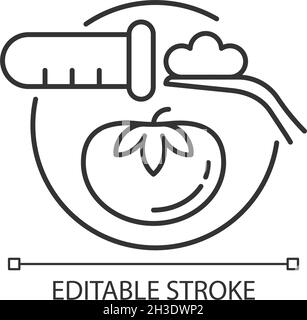 Food quality testing linear icon Stock Vector Image & Art - Alamy