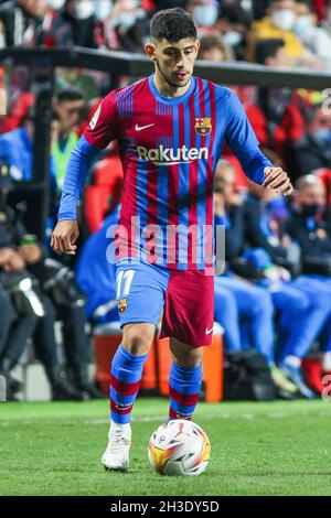 Yusuf Demir of FC Barcelona during the Joan Gamper Trophy match between ...