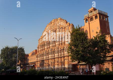 JAIPUR, INDIA - Nov 04, 2020: The beautiful frontal view of the ...