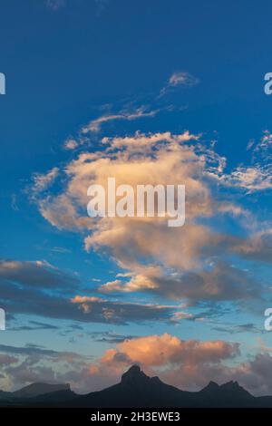 Cloud formation, Mauritius, Mascarene Islands Stock Photo - Alamy