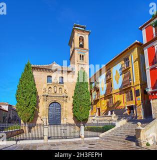 Plaza Santa Ana, located in Lima, Peru, is associated with the Facultad ...