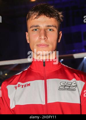 German Middleweight Boxer Max Suske After His Fight At The SES Boxing ...