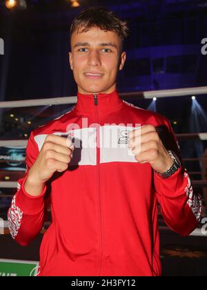Middleweight Boxer Max Suske After The Weigh-in Before His Fight At The ...