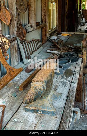 Large Machine Shop, Koreshan State Park, Corkscrew Road, Estero ...