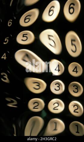 Close-up of an old adding machine and number keys Stock Photo - Alamy