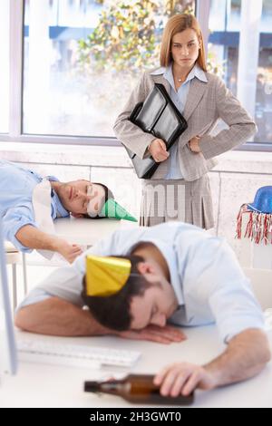 Morning after the night before Stock Photo - Alamy