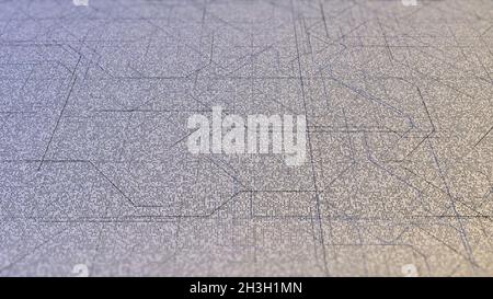 Scheme of moving lines on white background. Animation. Animated path ...