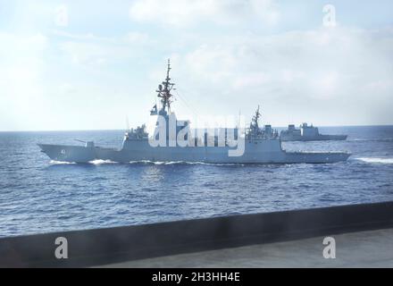 PHILIPPINE SEA (Oct. 25, 2021) Royal Australian Navy Hobart-class ...