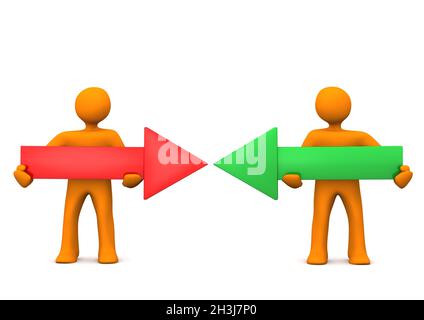 Pro and contra Stock Photo - Alamy