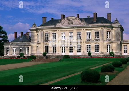 France, Mayenne, Craon, the castle Stock Photo - Alamy