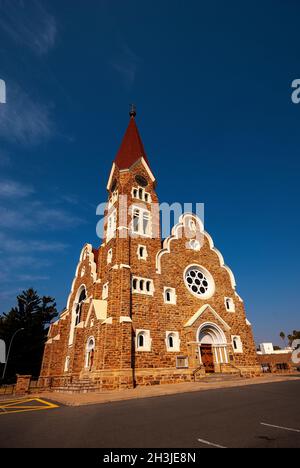 The famous Christ Church was founded in the late 1890s, Windhoek town ...