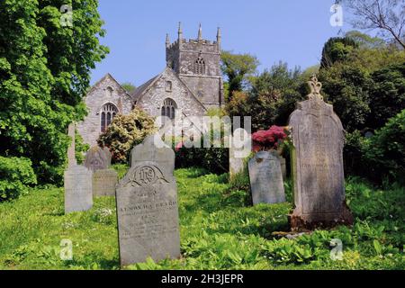 Veryan Church; Cornwall; UK Stock Photo - Alamy