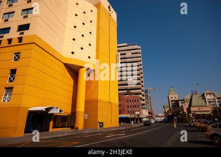 Metropolitan building at Windhoek town, the capital of Namibia Stock ...