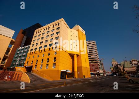 Metropolitan building at Windhoek town, the capital of Namibia Stock ...