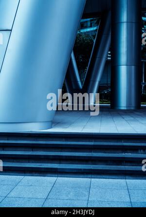 Modern timber and steel architecture Stock Photo - Alamy