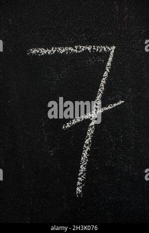 Chalk board hand drawn alphabet letters Stock Photo - Alamy