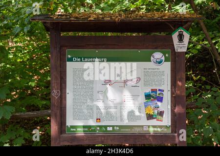 Castle ruin Lauenburg near Stecklenberg Stock Photo - Alamy
