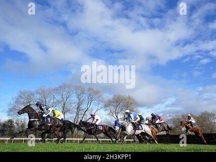 Runners and riders on the first lap of the DragonBet 'Welsh Champion ...