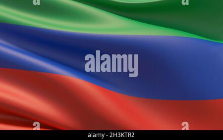 Federal subjects of Russia flag of Dagestan Stock Photo - Alamy
