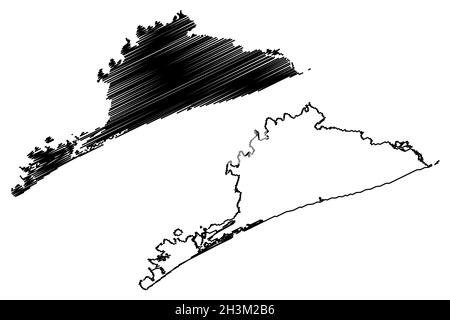 Puri district (Odisha State, Republic of India) map vector illustration ...