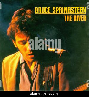 Bruce Springsteen - The River - Vintage vinyl album cover Stock Photo ...