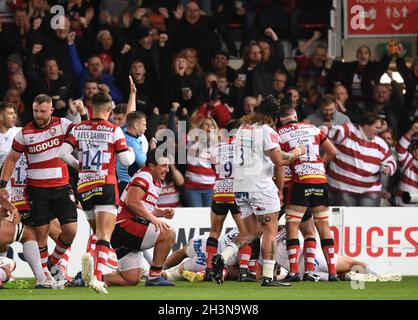 Kingsholm Stadium, Gloucester, UK. 29th Oct, 2021. Gallaher Premiership ...