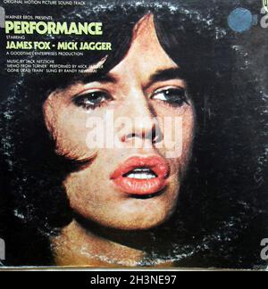 MICK JAGGER in PERFORMANCE (1970), directed by NICOLAS ROEG. Credit ...
