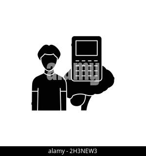 Mental arithmetic for kids olor line icon. Children learning. Pictogram ...