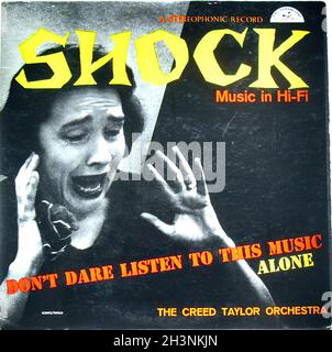 Shock Music in Hi-Fi - Vintage Vinyl Album Stock Photo - Alamy