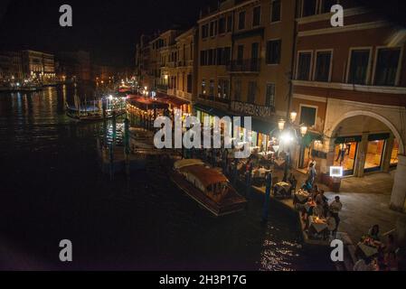 terraces in the evening in Venice, Italy Stock Photo - Alamy