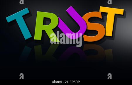 A 3d rendering of the word "Success" composed of multicolored alphabet ...