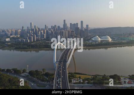 NANNING, CHINA - OCTOBER 26, 2021 - Aerial photo taken on October 26 ...