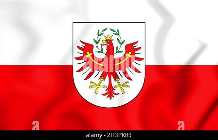3D Flag of Tyrol, Austria. 3D Illustration Stock Photo - Alamy