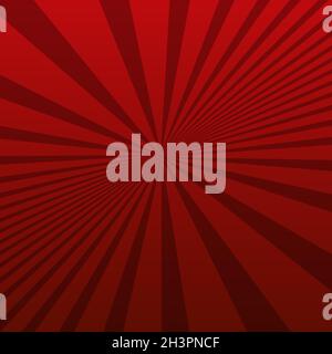 Abstract image, burgundy rays of the sun on a red background - Vector ...