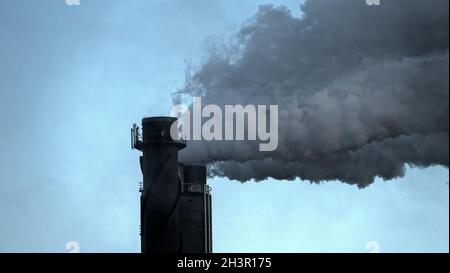 Smoky and steam-emitting pipes as the essence of air pollution ...