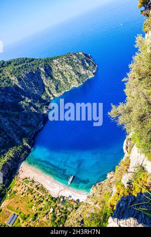 Scenic view of Kabak Bay Fethiye Turkey Stock Photo - Alamy