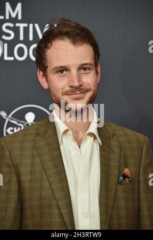 Cologne, Germany. 27th Oct, 2021. Actor Leonard Scheicher arrives for ...