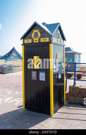 vintage AA emergency telephone call box Number 535 carter way heads ...